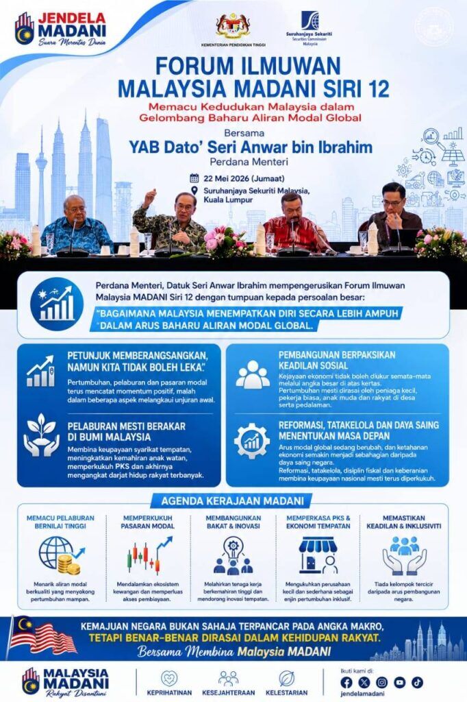 PMX pengerusikan Forum Ilmuan Malaysia MADANI Siri 12 - JENDELA MADANI