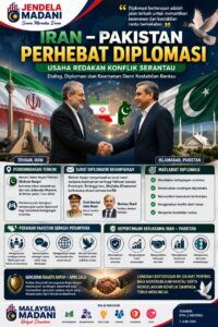 Iran-Pakistan Perhebat Diplomasi Redakan Konflik Serantau - JENDELA MADANI